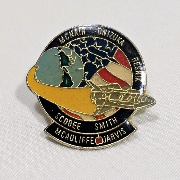 Other | Space Shuttle Challenger Pin Scobee Smith Mcauliffe Jarvis ...